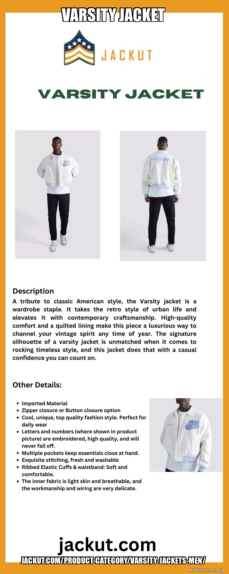 Varsity jacket jackut.com/product-category/varsity-jackets-men/ - Step ...