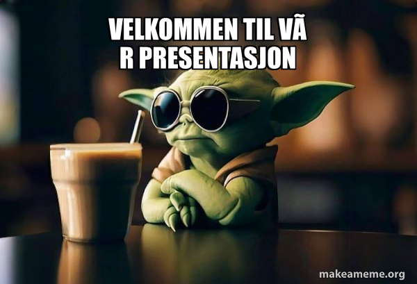Velkommen til vår presentasjon - Cool Yoda (Sunglasses) Meme Generator