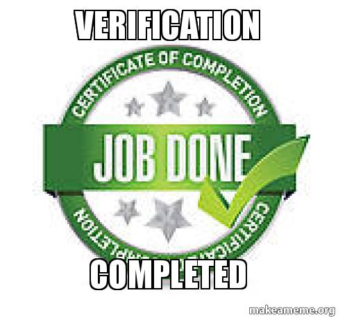 verification completed Meme Generator