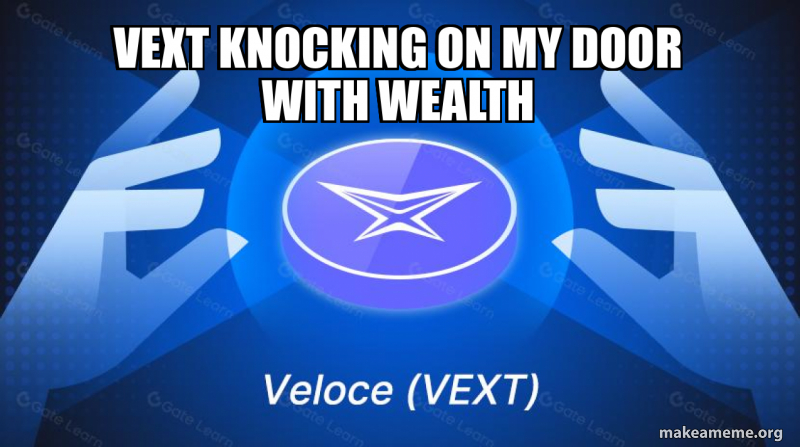 VEXT knocking on my door with wealth Meme Generator