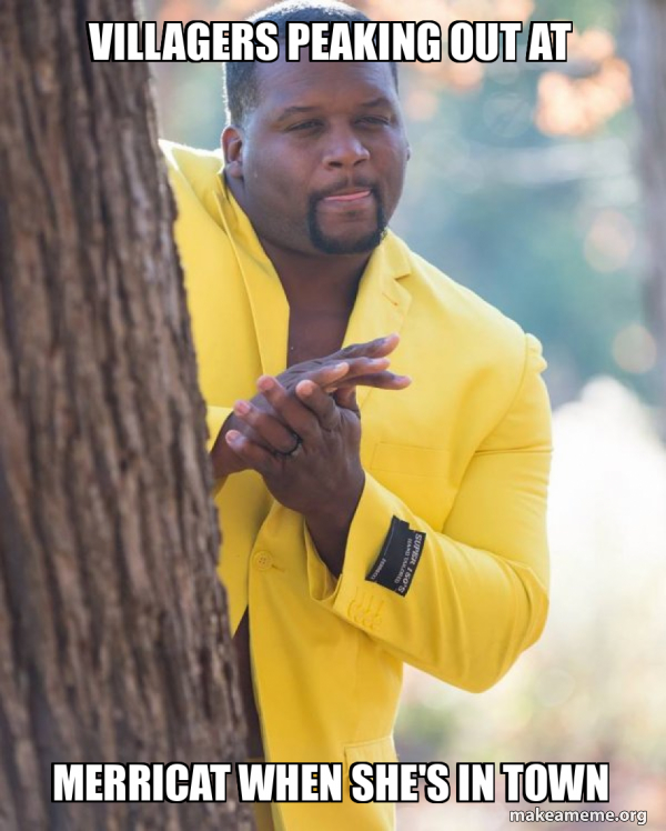 Villagers peaking out at Merricat when she's in town - Anthony Adams in ...