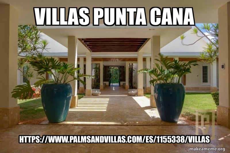 villas punta cana HTTPS://WWW.PALMSANDVILLAS.COM/ES/1155338/VILLAS Meme ...