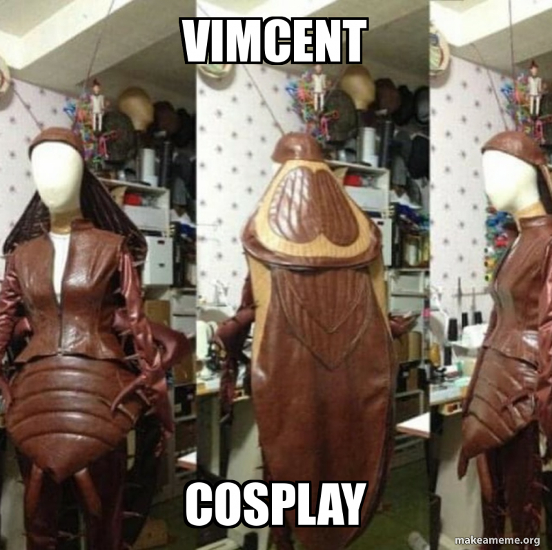 Vimcent Cosplay Meme Generator