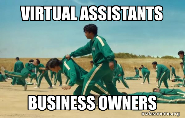 Virtual assistants Business owners - Squid Game Ali Holding Seong Meme ...