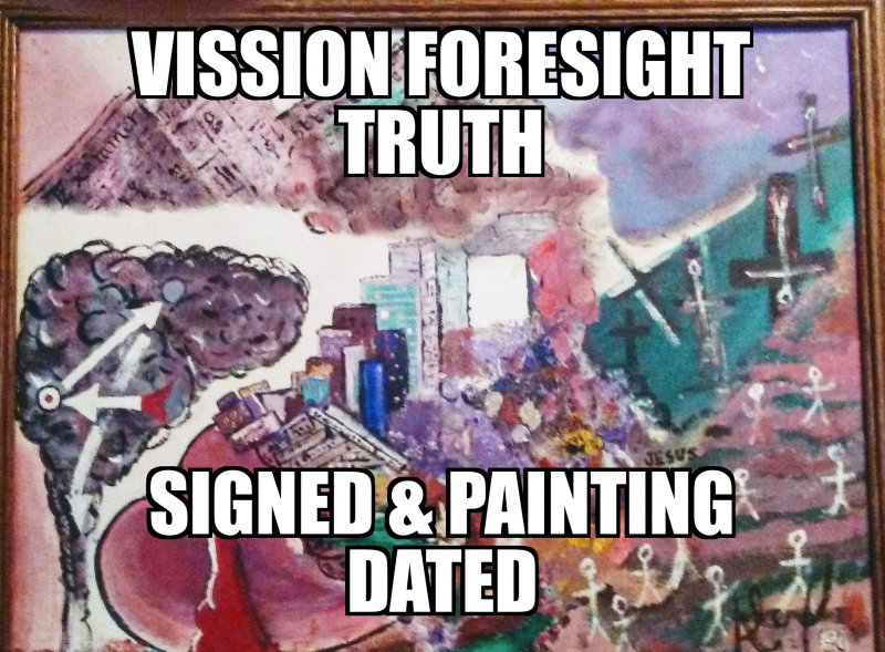 Vission foresight truth SIGNED & painting dated - open source data ...