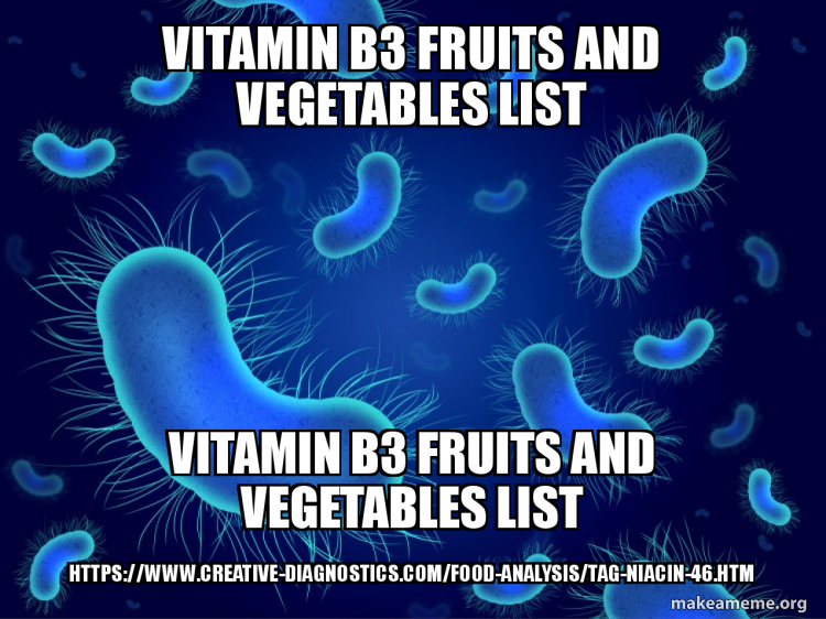 vitamin b3 fruits and vegetables list vitamin b3 fruits and vegetables ...