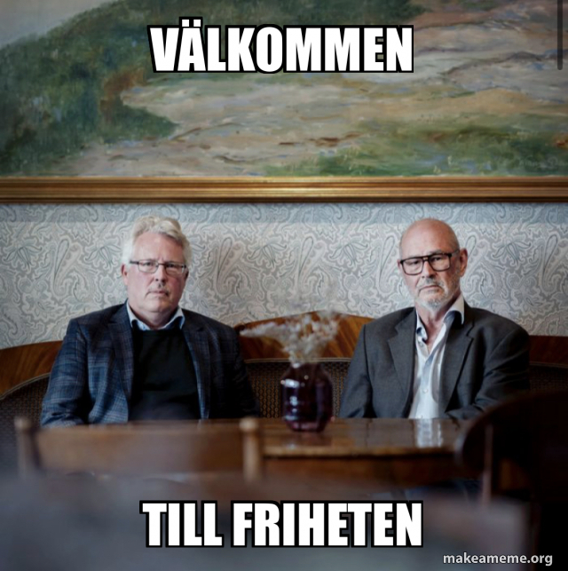 Välkommen Till friheten Meme Generator