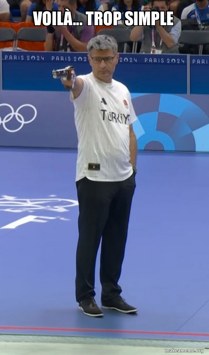 voilà... trop simple - Yusuf Dikec Meme Generator
