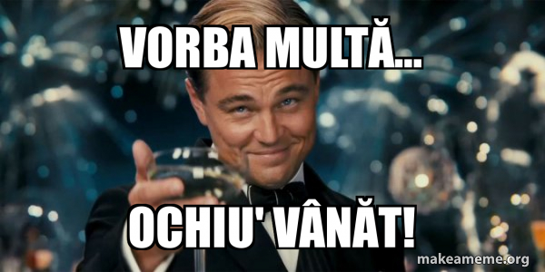 vorba multă... ochiu' vânăt! - Great Gatsby Reaction - Leonardo ...