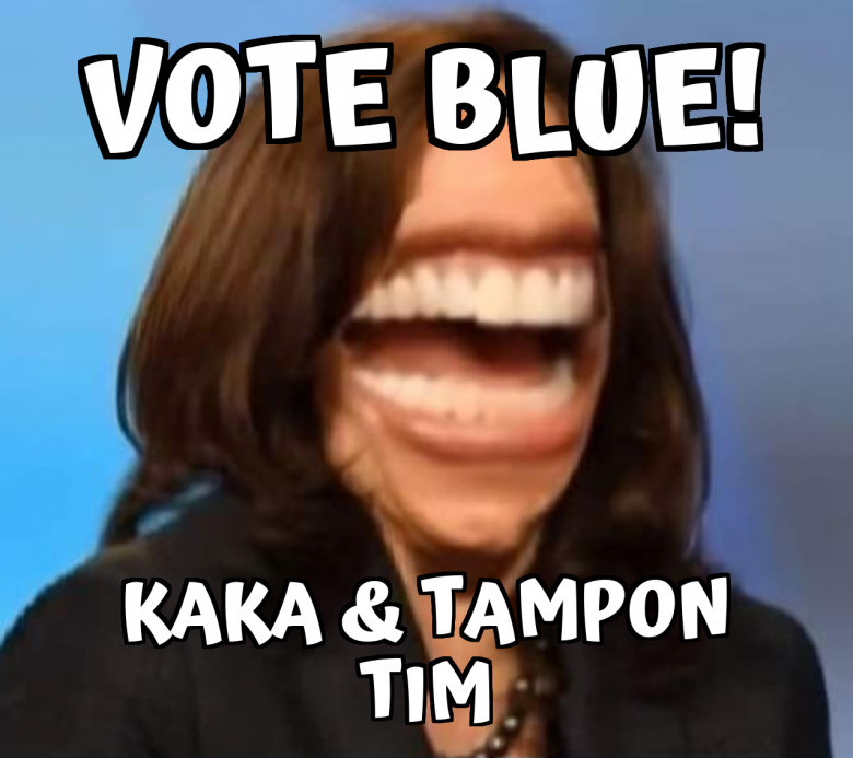 Vote blue! Kaka & tampon tim Meme Generator
