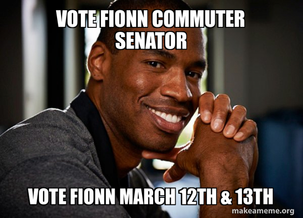 Vote Fionn Commuter Senator Vote Fionn March 12th & 13th - Good Guy ...