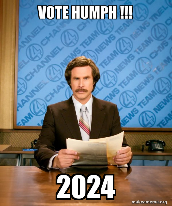 Vote Humph !!! 2024 - Breaking News Meme Generator