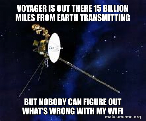 Voyager is out there 15 Billion miles From earth Transmitting But Nobody can figure out what's ...