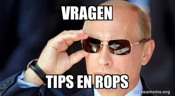 vragen tips en rops - Vladamir Putin Meme Generator