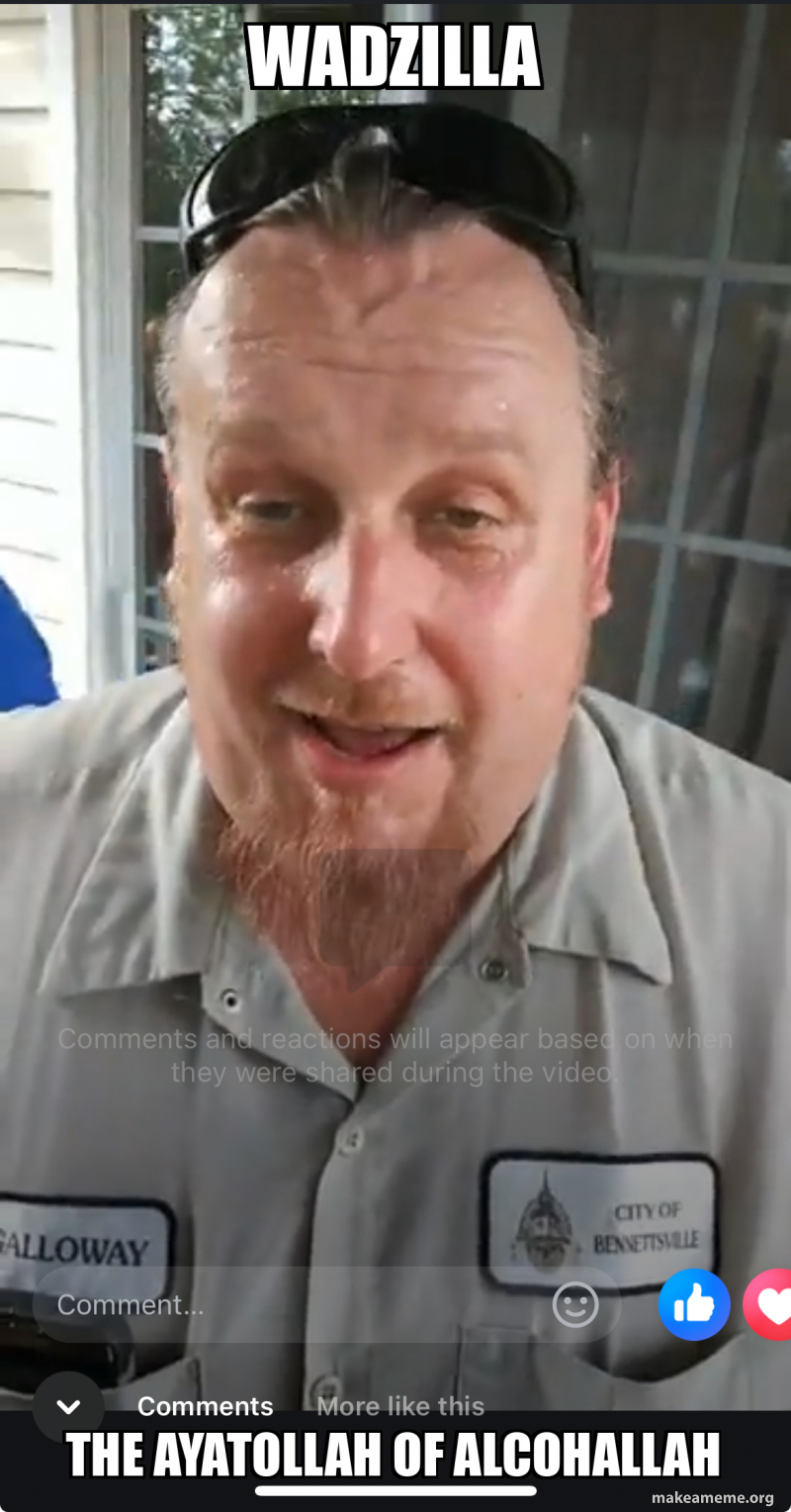Wadzilla The Ayatollah of alcohallah Meme Generator