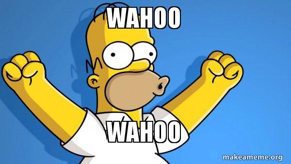wahoo wahoo - Happy Homer Meme Generator