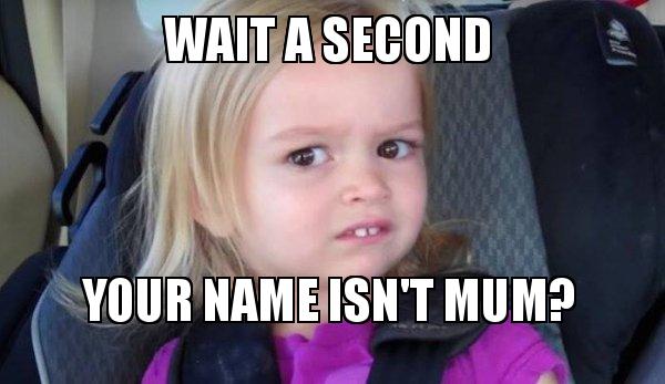Wait A Second Your Name Isn't Mum? - Side-Eyes Chloe Meme Generator