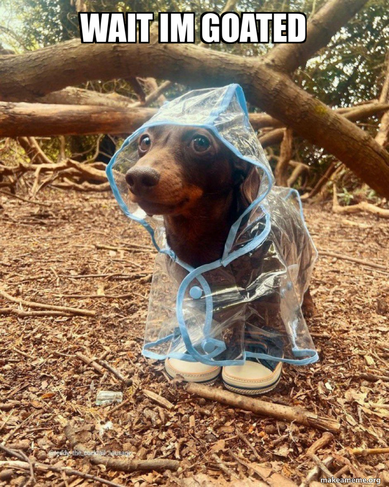 Wait im goated Meme Generator