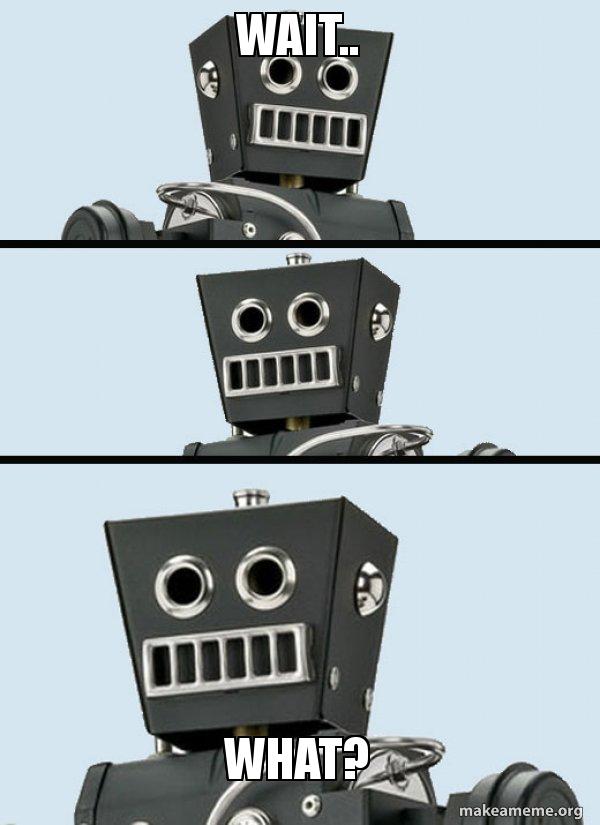 Wait.. what? - Confused CaptionBot Meme Generator