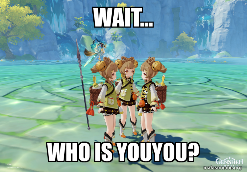 wait… Who is youyou? Meme Generator