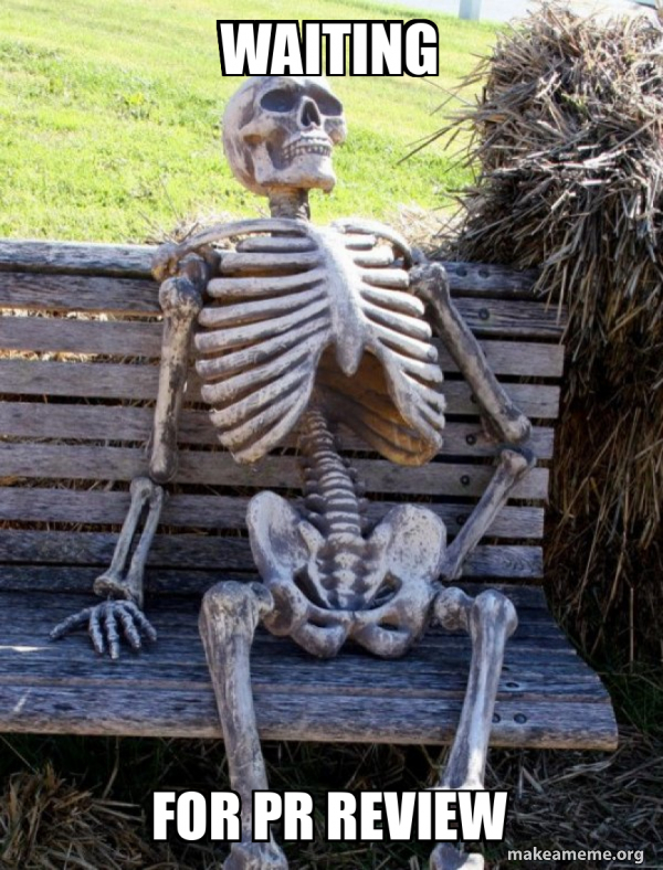 Waiting for PR review - Waiting Skeleton Meme Generator