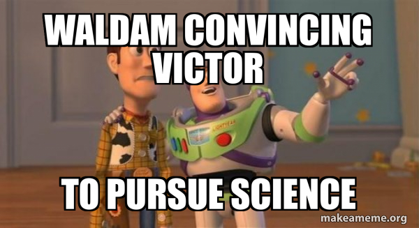Waldam convincing Victor to PURSUE science - Buzz and Woody (Toy Story ...