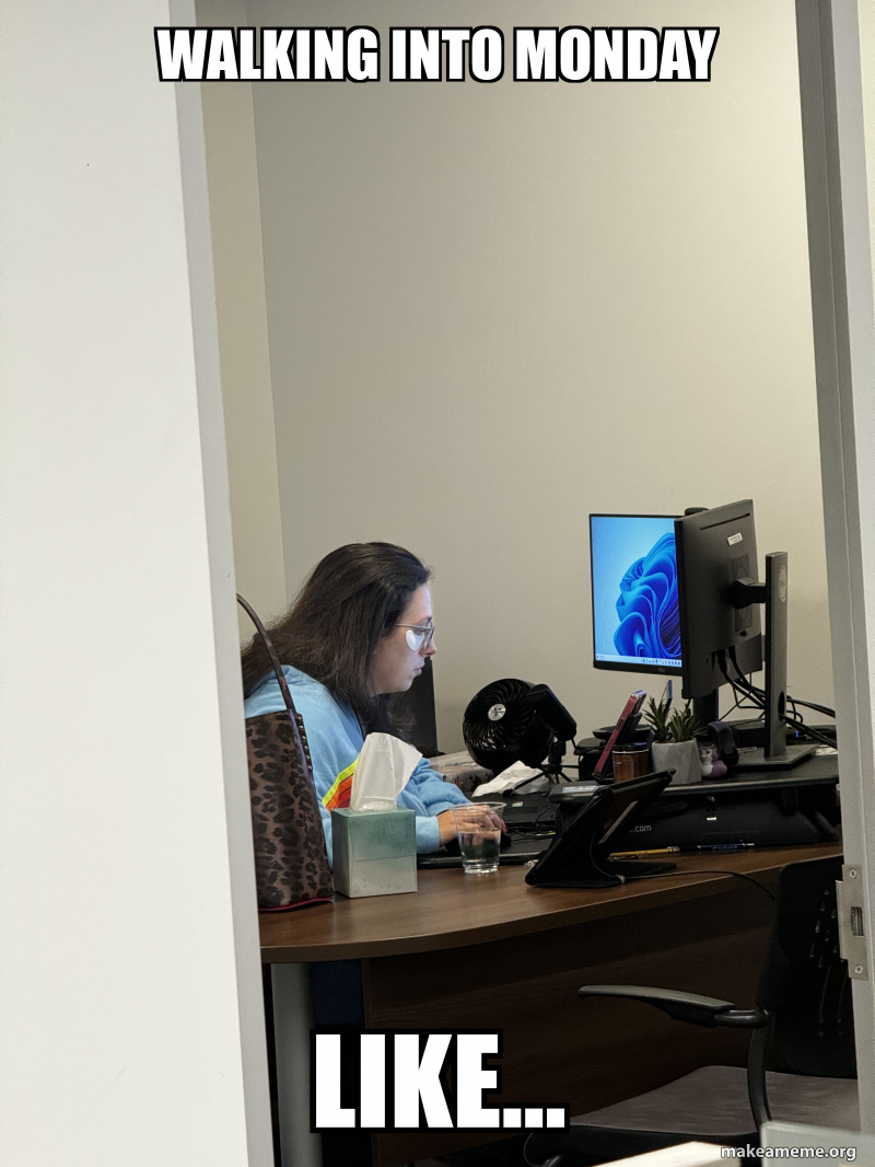 Walking into Monday Like… Meme Generator