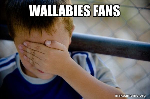 Wallabies fans - Confession Kid Meme Generator