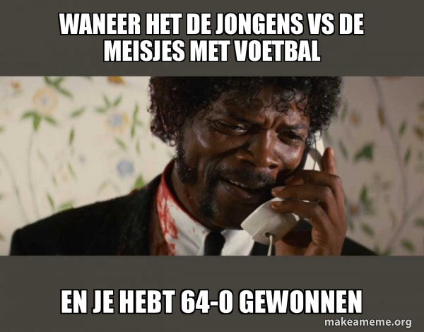 Meisjes Voetbal Meme