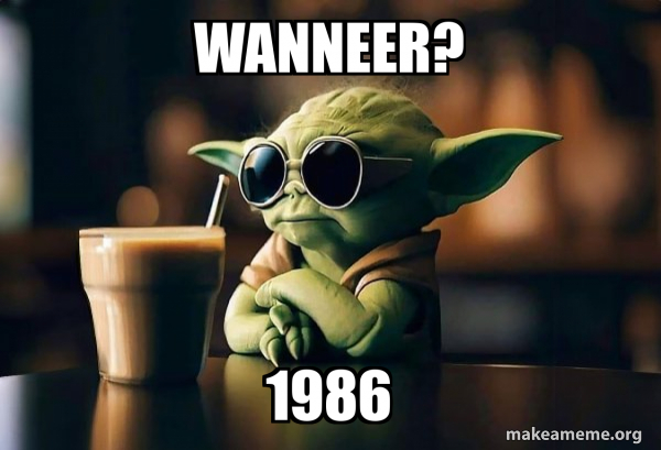 Wanneer? 1986 - Cool Yoda (Sunglasses) Meme Generator