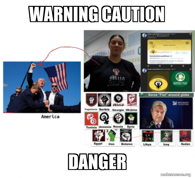 WARNING CAUTION DANGER Meme Generator