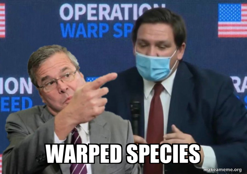 Warped species Meme Generator
