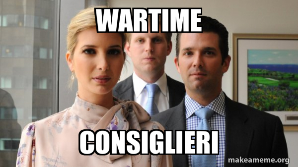 wartime consiglieri - The Trump Kids Eric, Donald Jr and Ivanka | Make ...