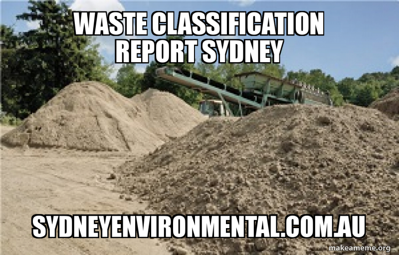 Waste Classification Report Sydney sydneyenvironmental.com.au - Waste ...