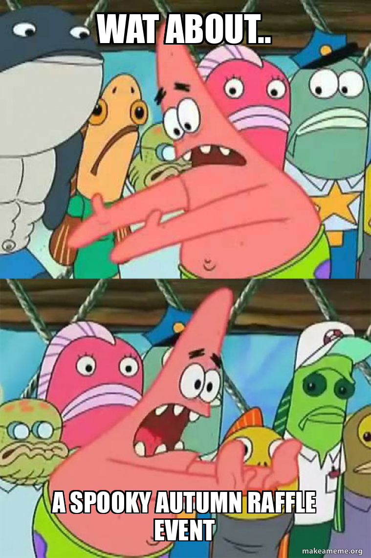 wat about.. a spooky autumn raffle event - Push It Somewhere Else ...