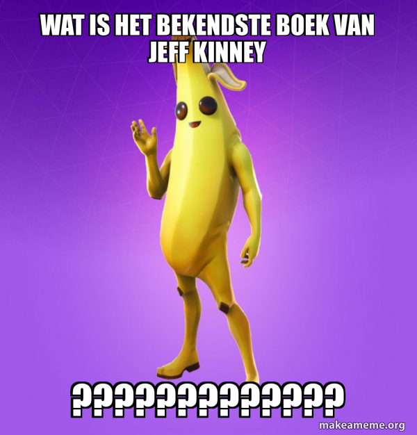 WAt is het bekendste boek van jeff kinney ????????????? - Peely Meme ...