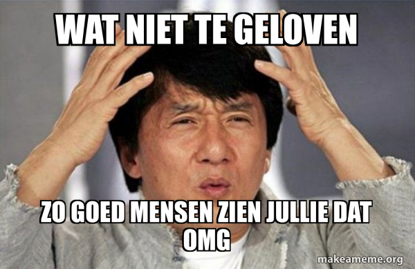 wat niet te geloven zo goed mensen zien jullie dat OMG - Jackie Chan ...