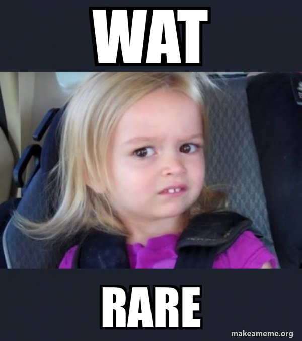 wat rare - Side-Eyes Chloe Meme Generator