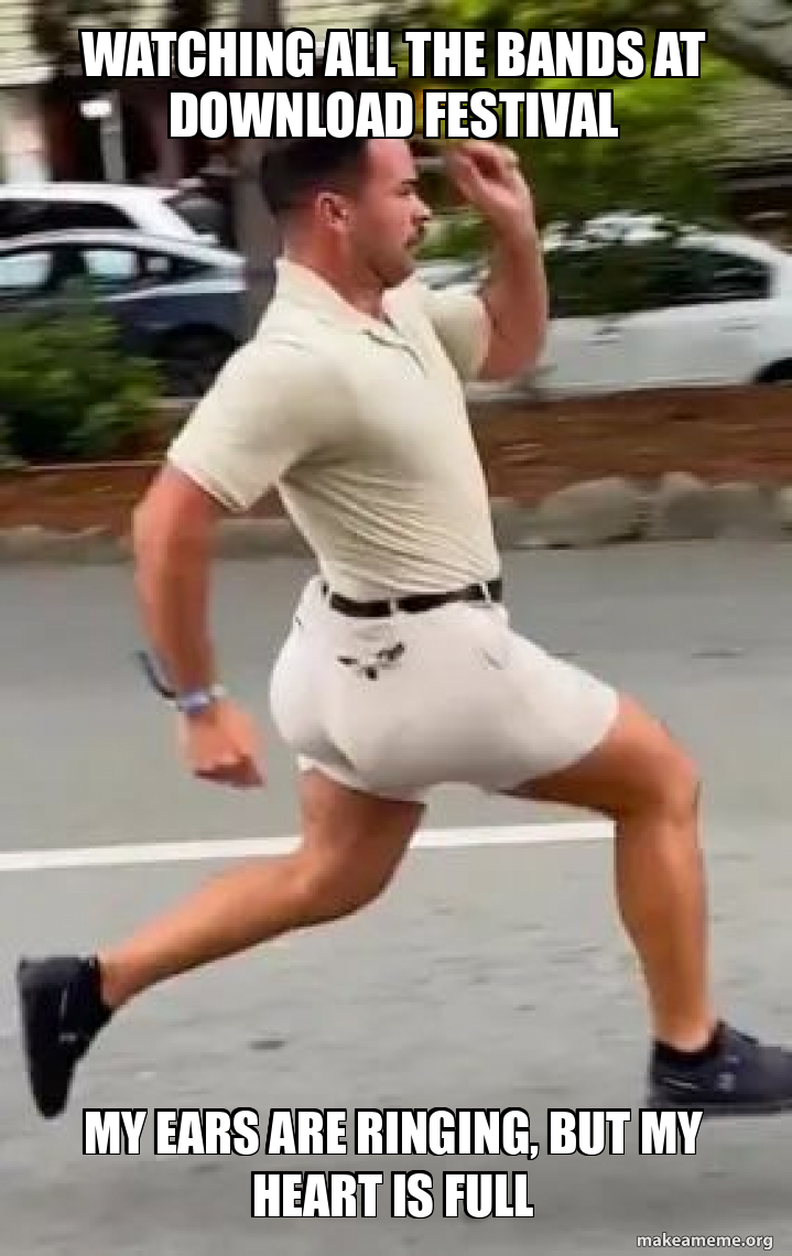 Watching all the bands at Download Festival My ears are ringing, but my ...