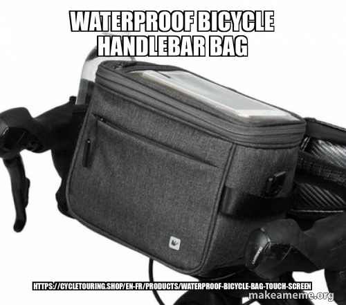 Waterproof Bicycle Handlebar Bag https://cycletouring.shop/en-fr ...