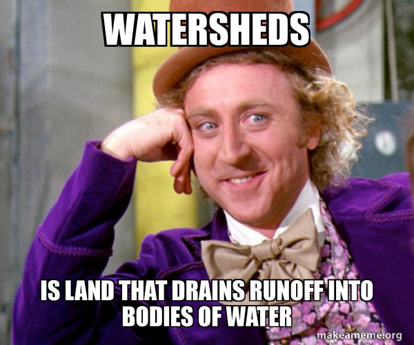 WATERSHEDS IS LAND THAT DRAINS RUNOFF INTO BODIES OF WATER - Willy ...