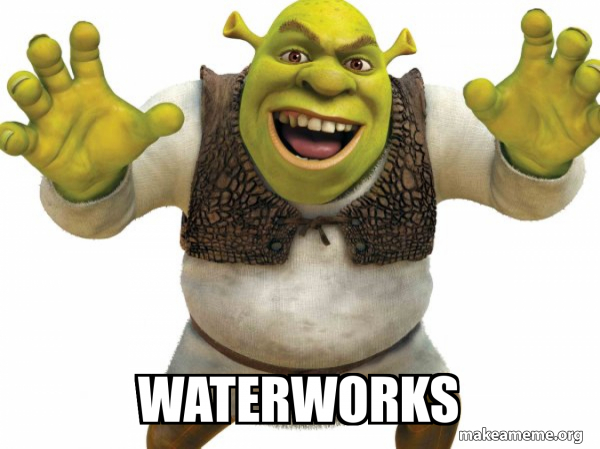 WATERWORKS - Shrek Meme Generator