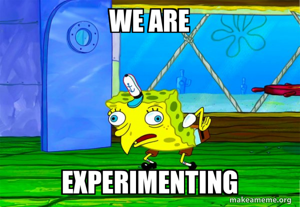 we are experimenting - Mocking SpongeBob Meme Generator