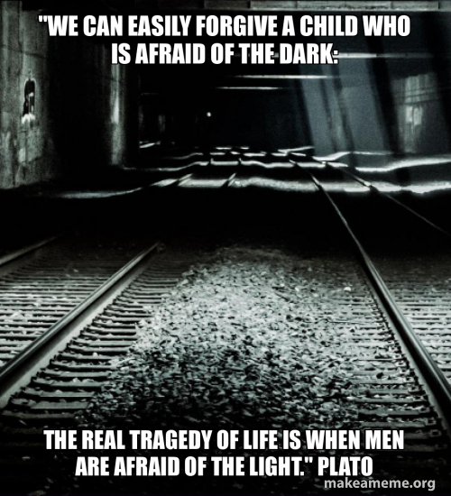"we can easily forgive a child who is afraid of the dark: the real ...