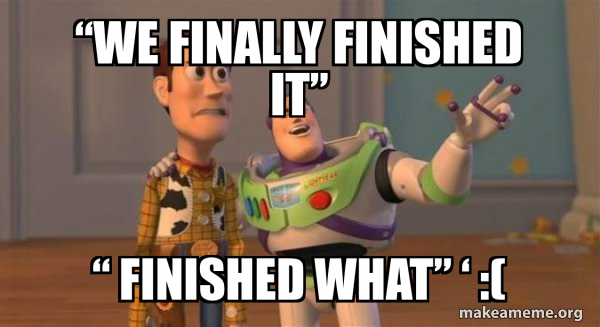 “We finAlly finished it” “ finished what” ‘ :( - Buzz and Woody (Toy ...