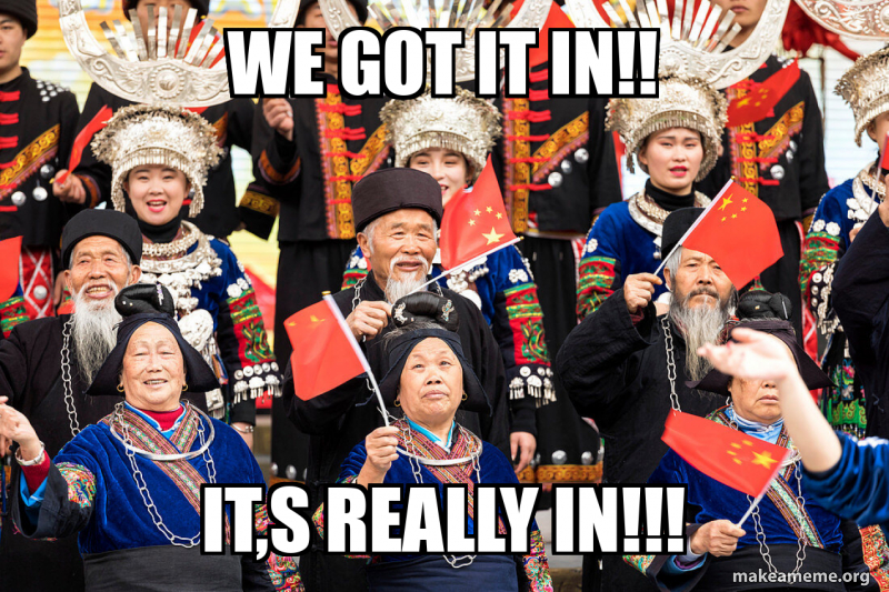 WE GOt it in!! It,s really In!!! Meme Generator