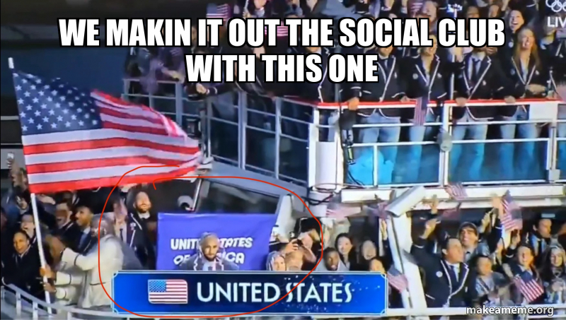 We makin it out THE SOCIAL CLUB WITH THIS ONE Meme Generator