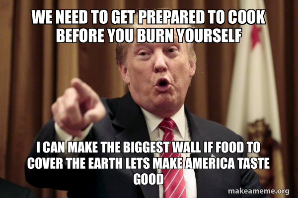 we need to get prepared to cook before you burn yourself i can make the ...