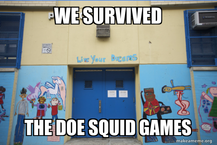 We survived The doe squid Games Meme Generator