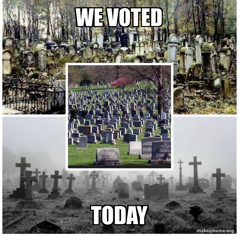 We voted today Meme Generator